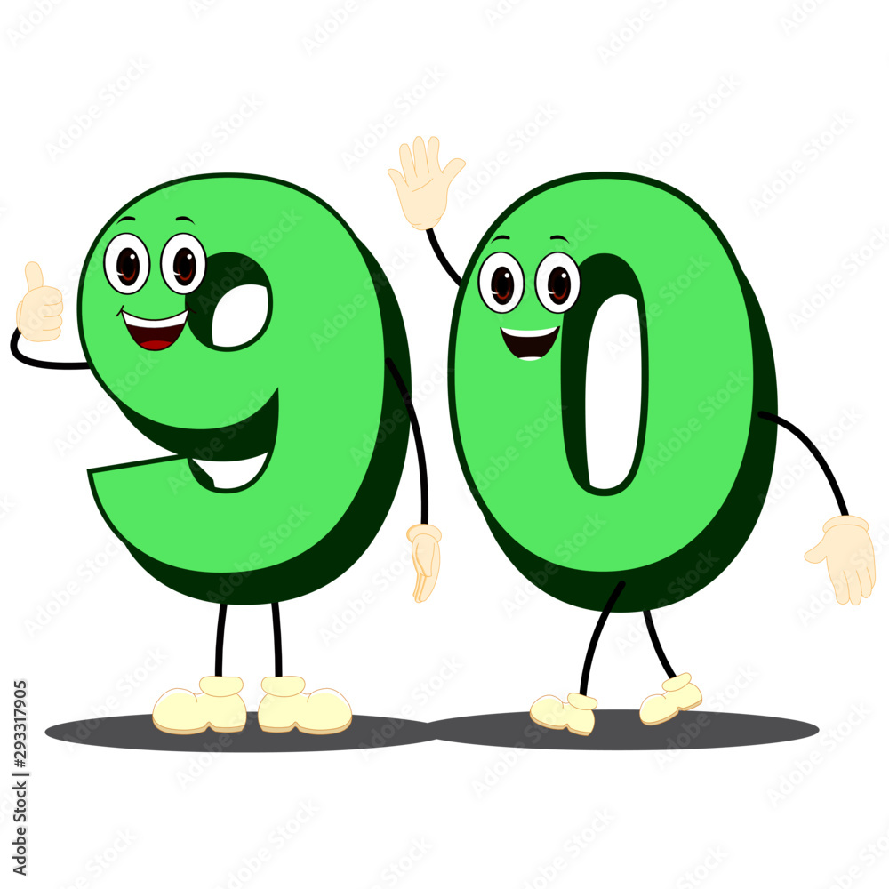 Number 90 Clipart