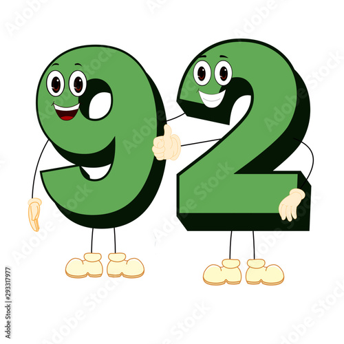 Number Twenty Character Cartoon Vector Image Stock Vector, 50% OFF