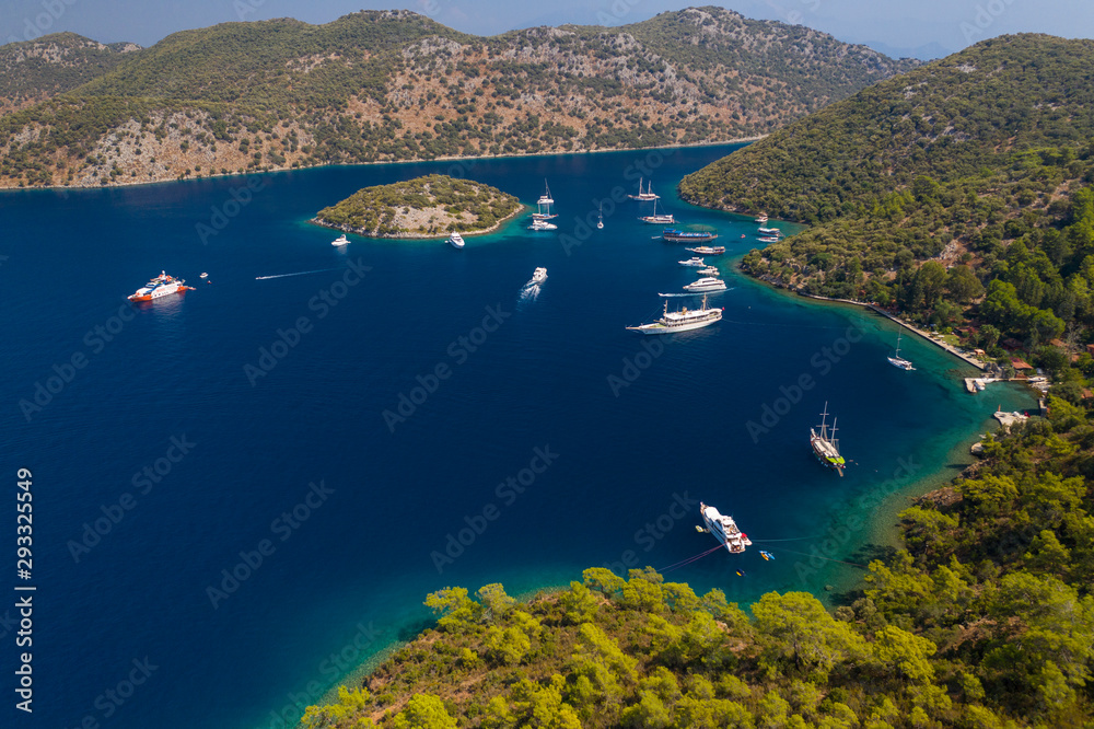Travel to stunning bays of Gocek, Turkey. Stock Photo | Adobe Stock