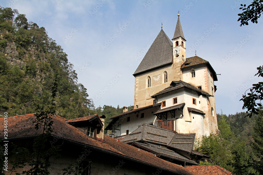 il Santuario di San Romedio in Val di Non, Trentino Stock Photo | Adobe ...