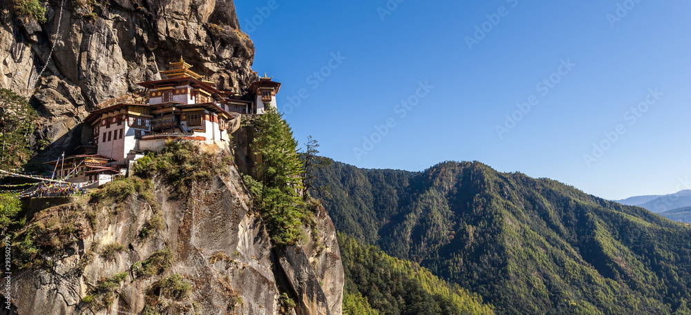 Famous Bhutanese ancient monastery Stock Photo | Adobe Stock