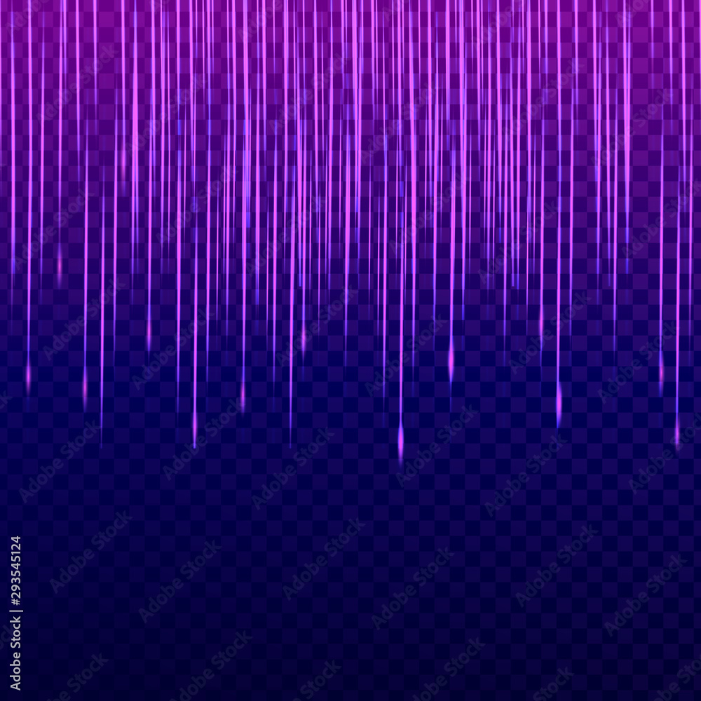 Science and technology concept digital shiny rays illustration on blue ...