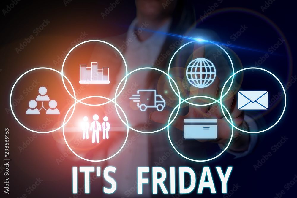 Writing note showing It S Friday. Business concept for Last day of the ...