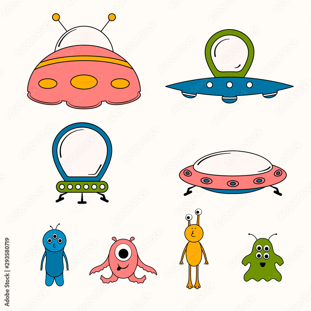 Cartoon Aliens For Kids