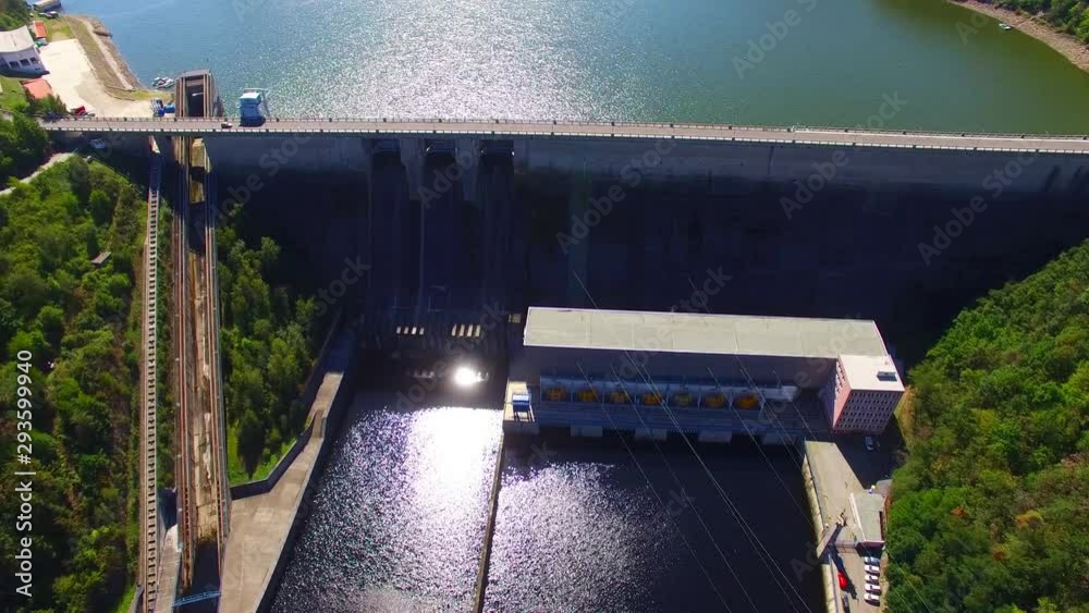 The Orlik Reservoir on Vltava River is the largest hydroelectric dam in ...