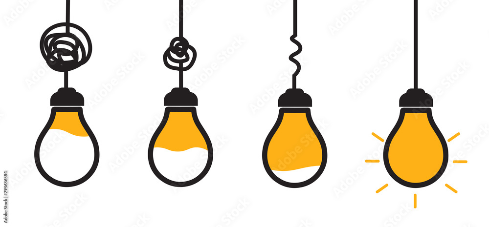 Simplification of complex process vector illustration Stock Vector ...