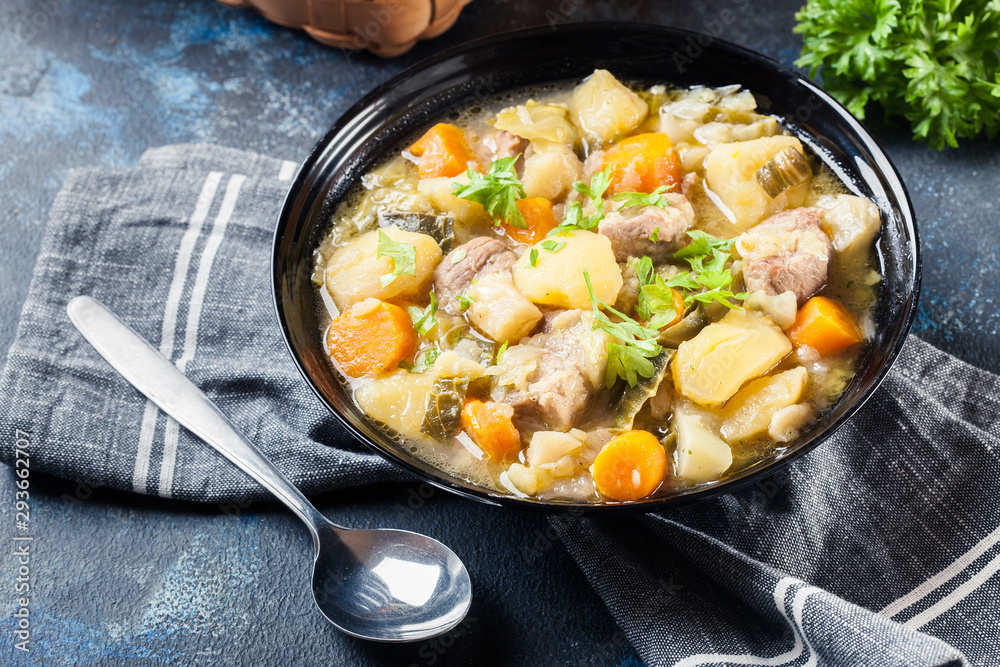Pichelsteiner, German stew that contains meat Stock Photo | Adobe Stock