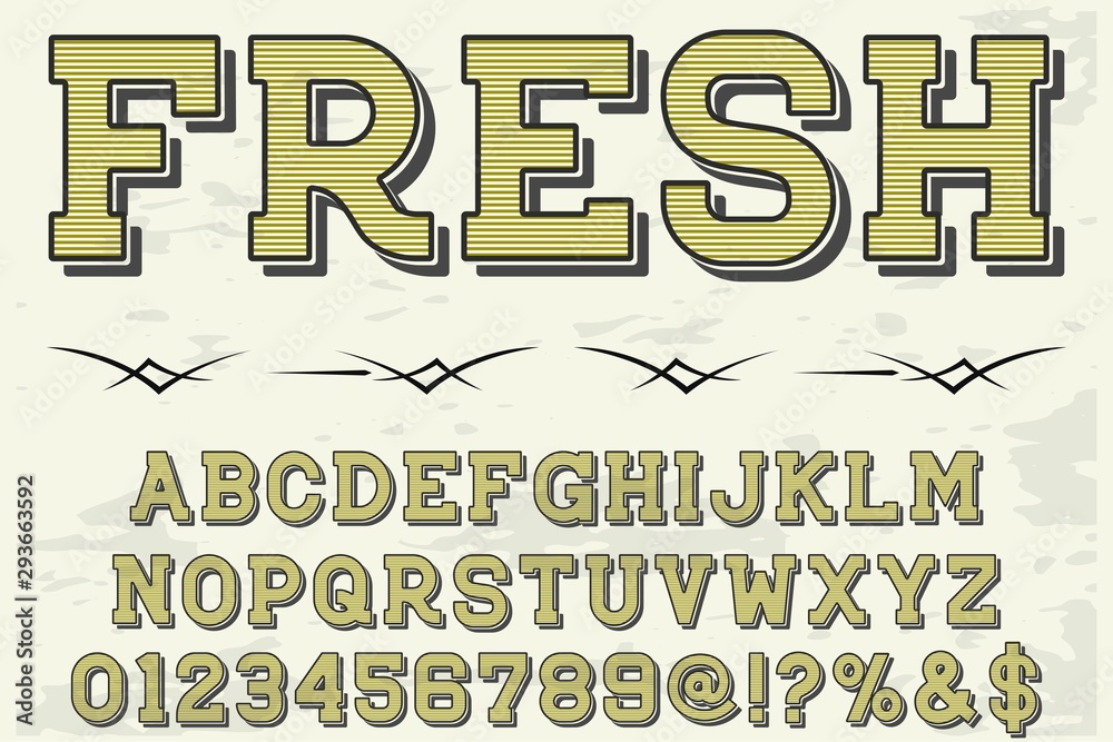 abc Font alphabet Script Typeface handcrafted handwritten vector label ...