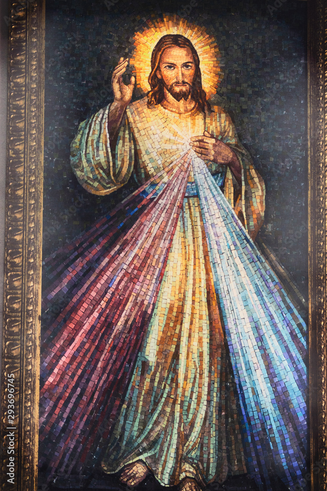 Póster Divine Mercy Mosaic – Cuadro para Pared | Posters.es