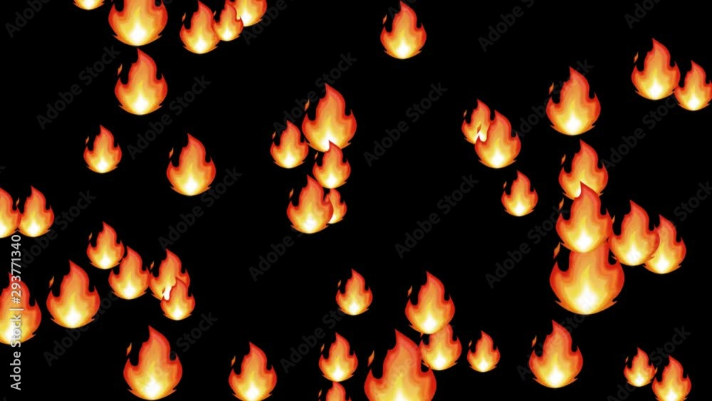 Spread fire icon of social media. Thumb liker animated png background ...