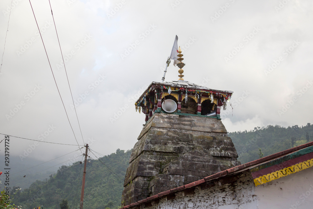 Ancient Shiva Temple in Himalayas, India Stock Photo | Adobe Stock