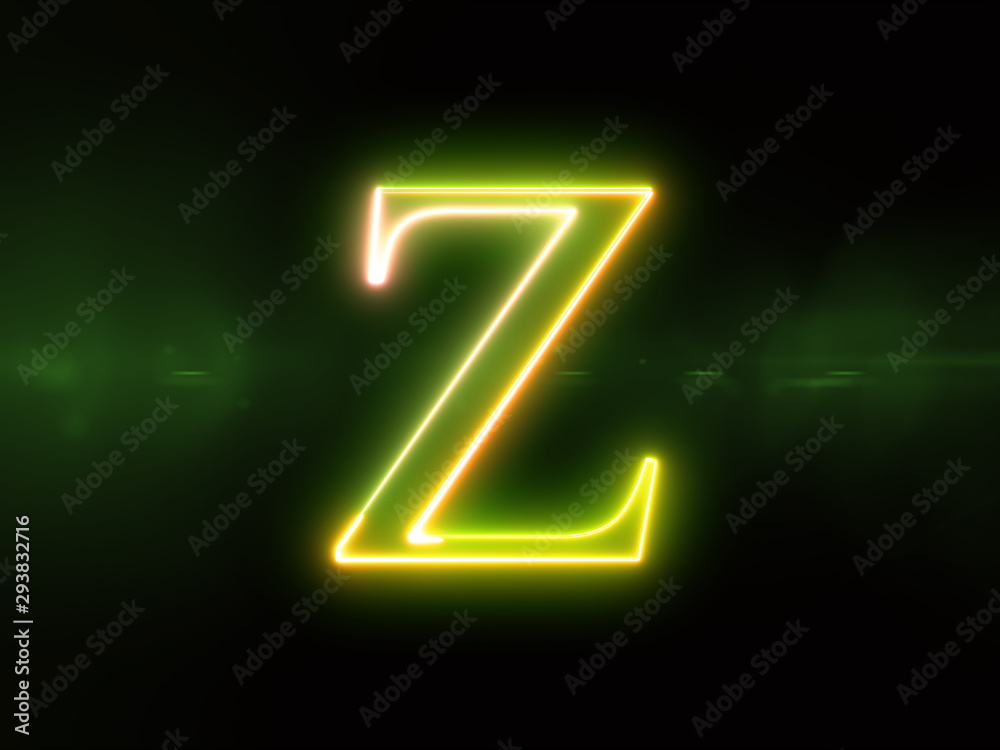 Green Letter Z
