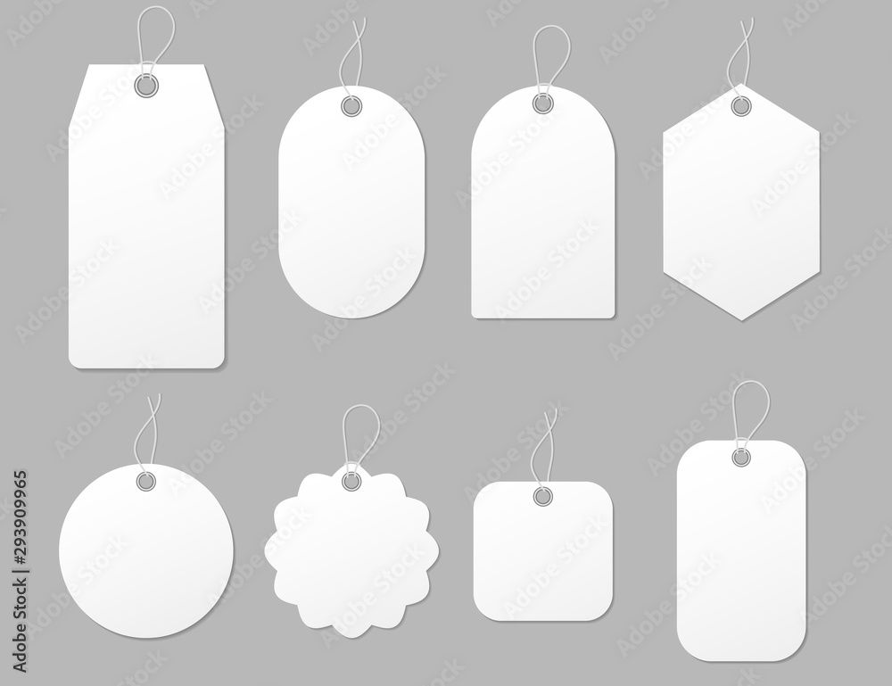 Blank Price Tag Template