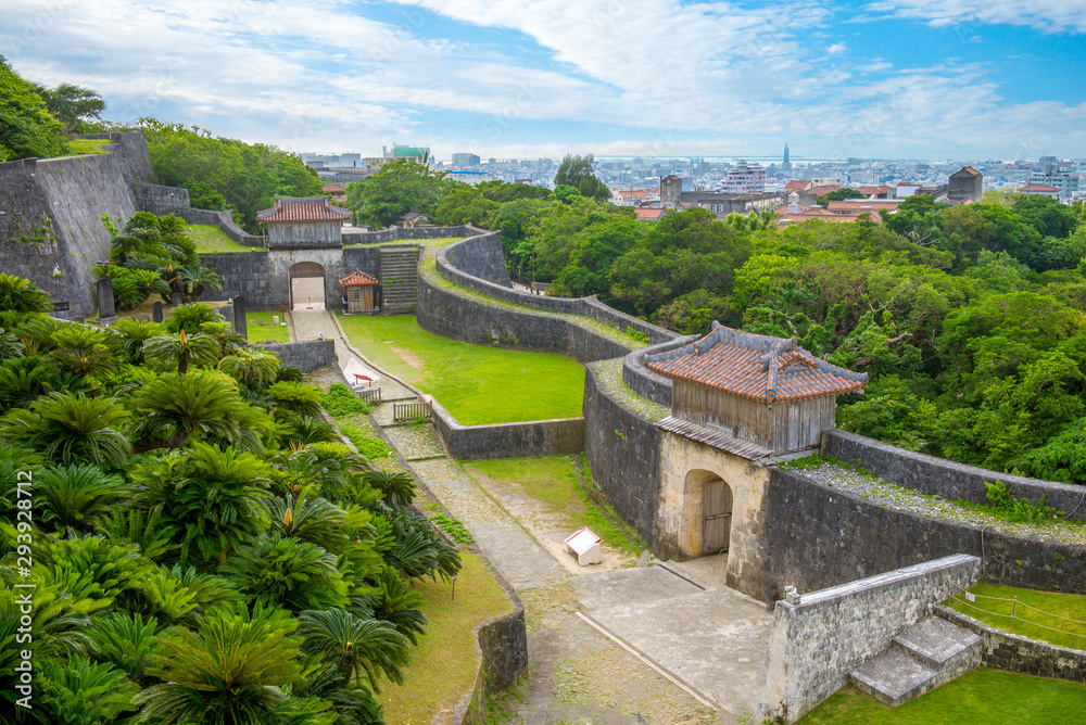 Kankaimon gate in okinawa Stock Photo | Adobe Stock