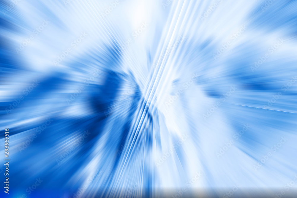 Abstract technology background, motion effect blur surfaces in blue ...