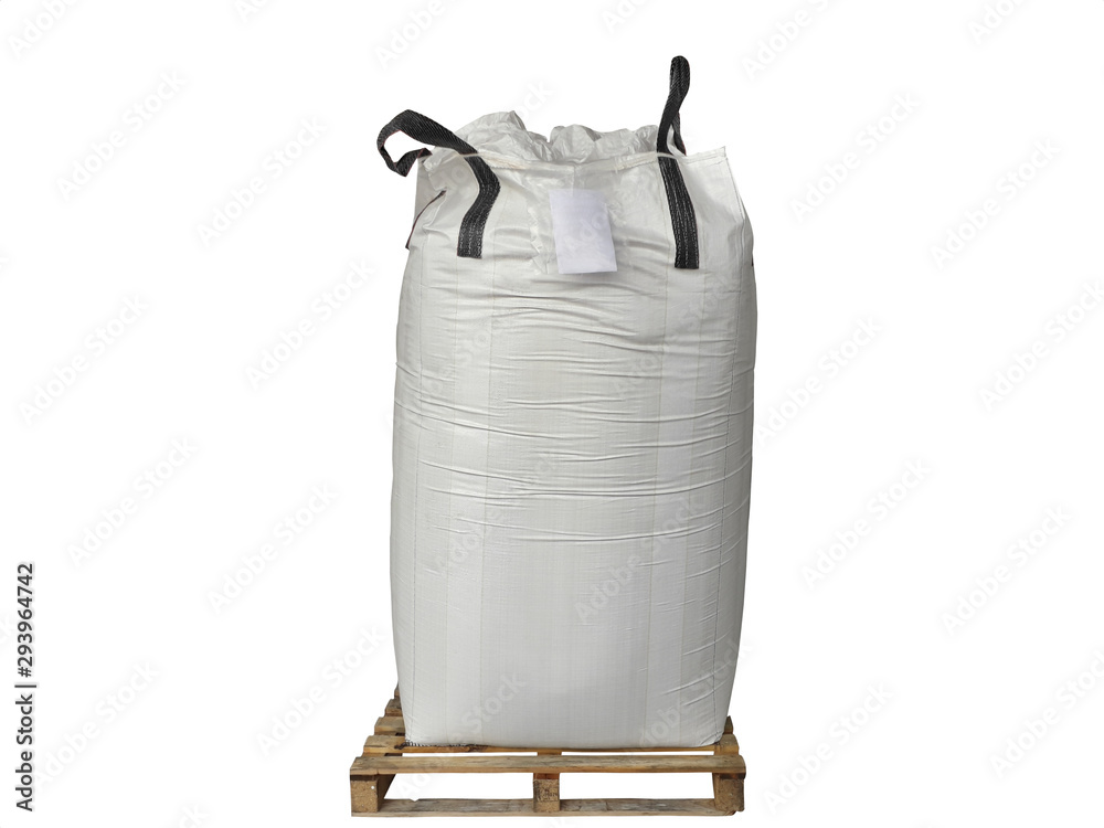 Stock Chemical fertilizer Urea jumbo-bag in warehouse waiting for ...