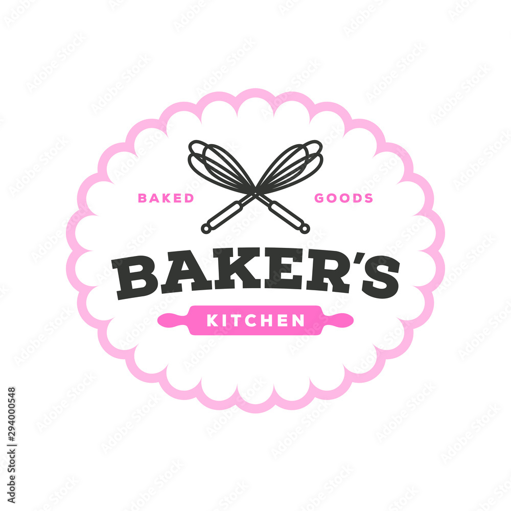 Bakery Company Logo Template Vector Stock Vector | Adobe Stock