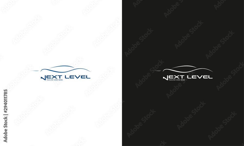 Minimalist Car Logo. Simple Car Logo Stock Vector | Adobe Stock