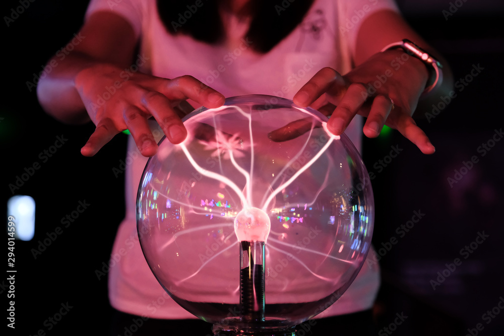 plasma ball energy Stock Photo | Adobe Stock