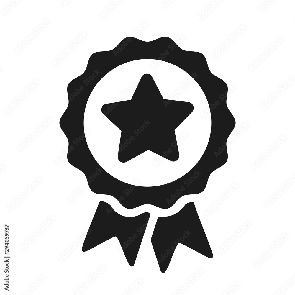 Award medal icon, quality sign – stock vector Stock Vector | Adobe Stock