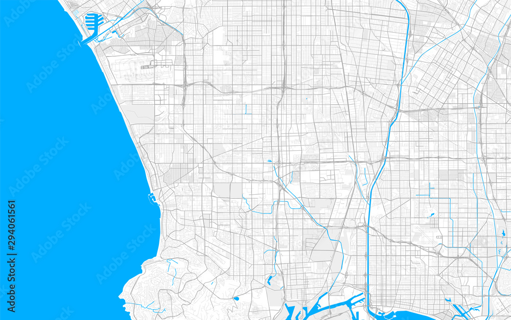 Fototapeta mapa świata dla dzieci Rich detailed vector map of Gardena ...