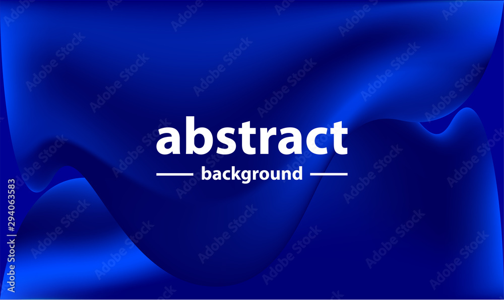 Modern blue wallpaper design, abstract background with blue color ...