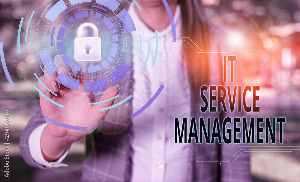 Handwriting text It Service Management. Conceptual photo Activity ...