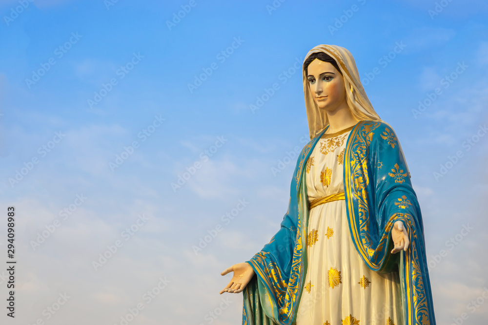 Virgin mary statue Stock Photo | Adobe Stock