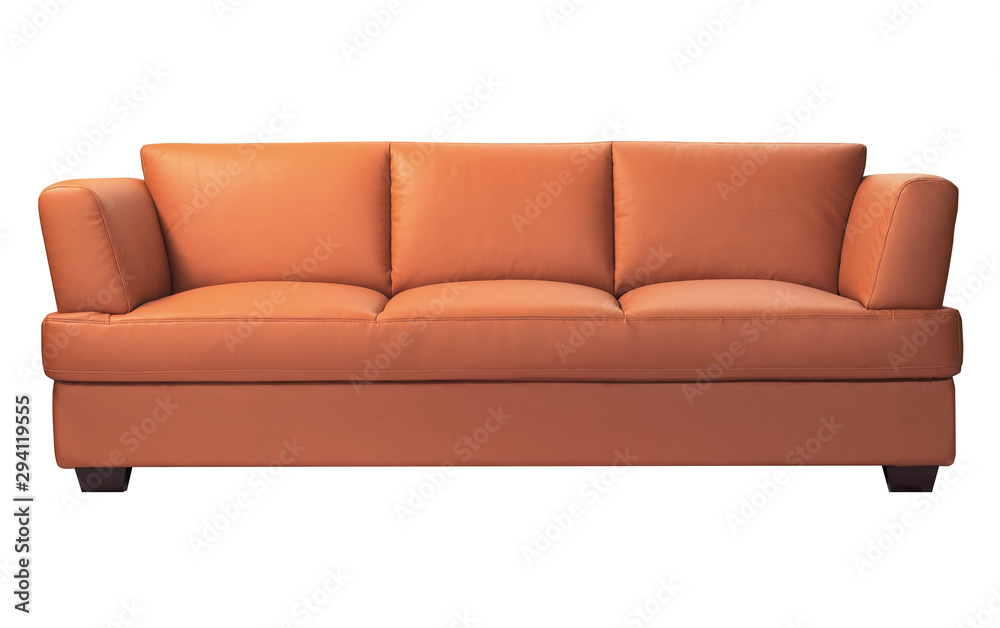 Modern sofa isolated on white background Stock Photo | Adobe Stock
