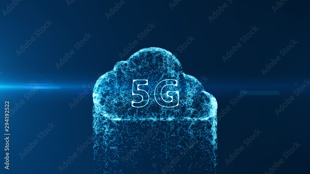5G connectivity of digital data concept. Stock Illustration | Adobe Stock