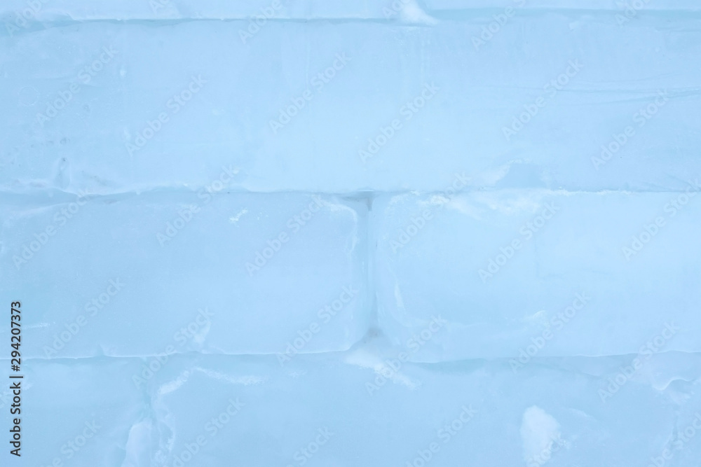 Ice brick wall texture using as background, close-up view Stock Photo ...