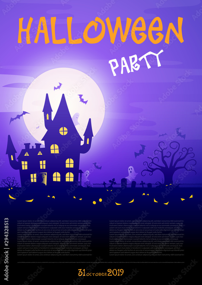 Haunted Hayride Flyer