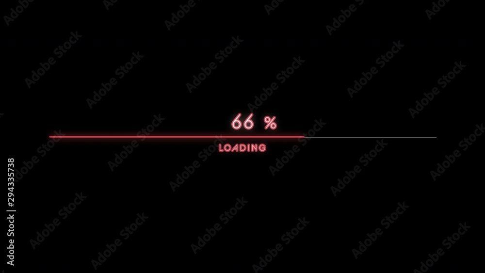 Red Loading Bar Gif