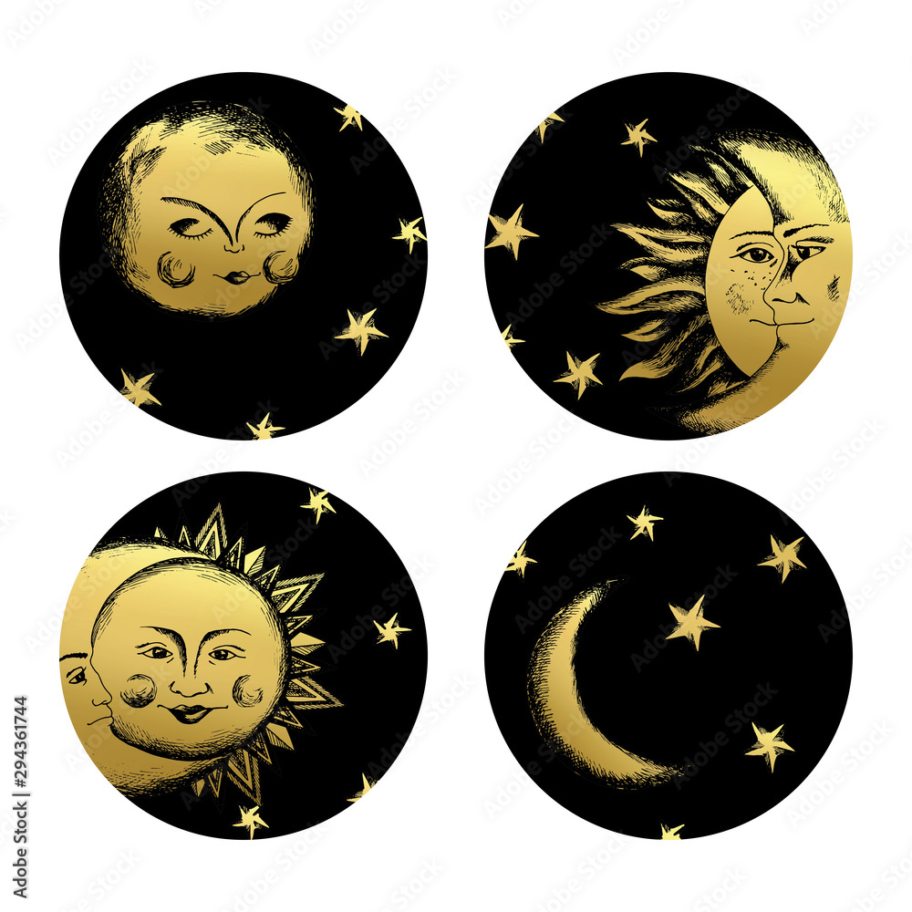 Sun And Moon Clip Art