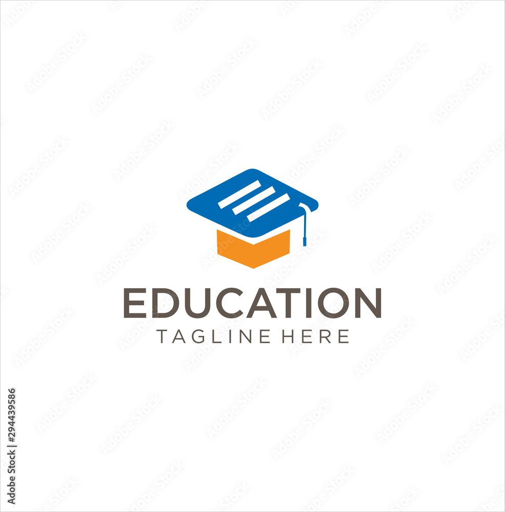 Media Education Logo . Digital school book online education logo and ...