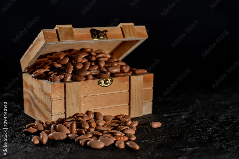 Phaseolus vulgaris, also called beans, chingadilla, grain, pocha, faba ...