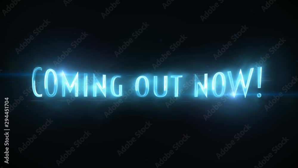 Scifi Movie Trailer Coming Soon Text Reveal/ 4k scifi movie style ...