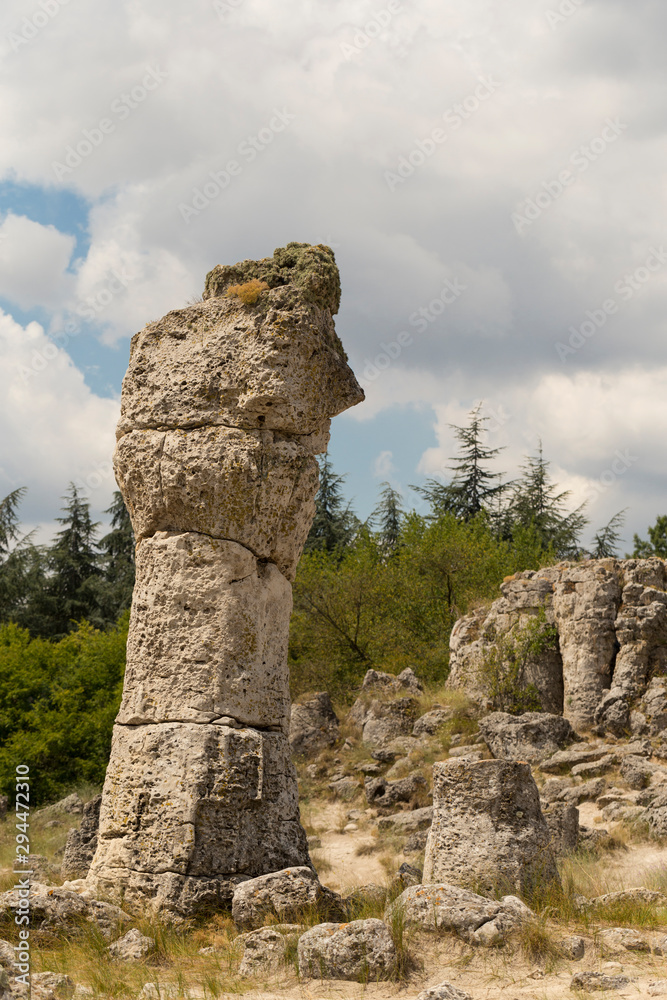 Planted stones, also known as The Stone Desert. Landforms of Varna ...