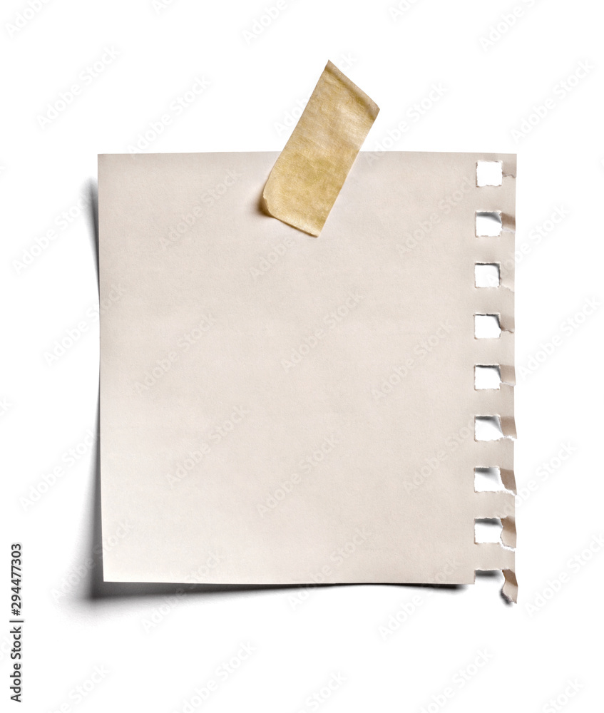 note paper blank sign tag label Stock Photo | Adobe Stock