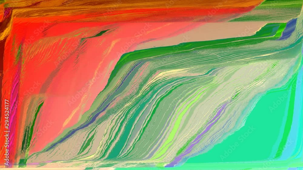 Pixelated TV waves, bad signal, neon colors, RGB Cmyk chromatic ...