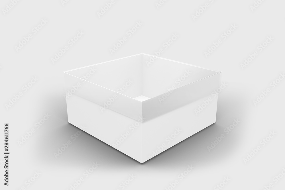 3D illustrator Box packaging Mockup for your design Stock Illustration ...