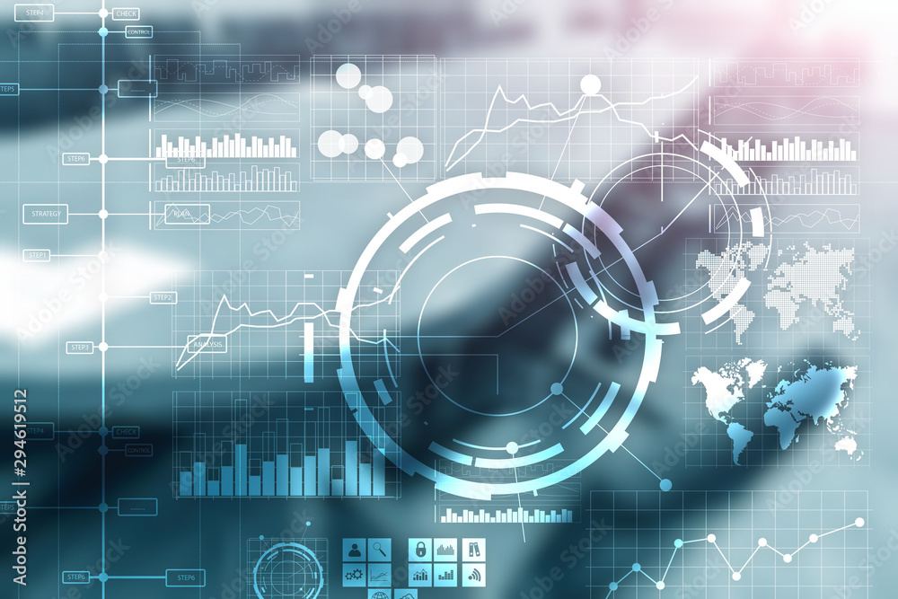 Corporate background. Business intelligence BI Key performance ...