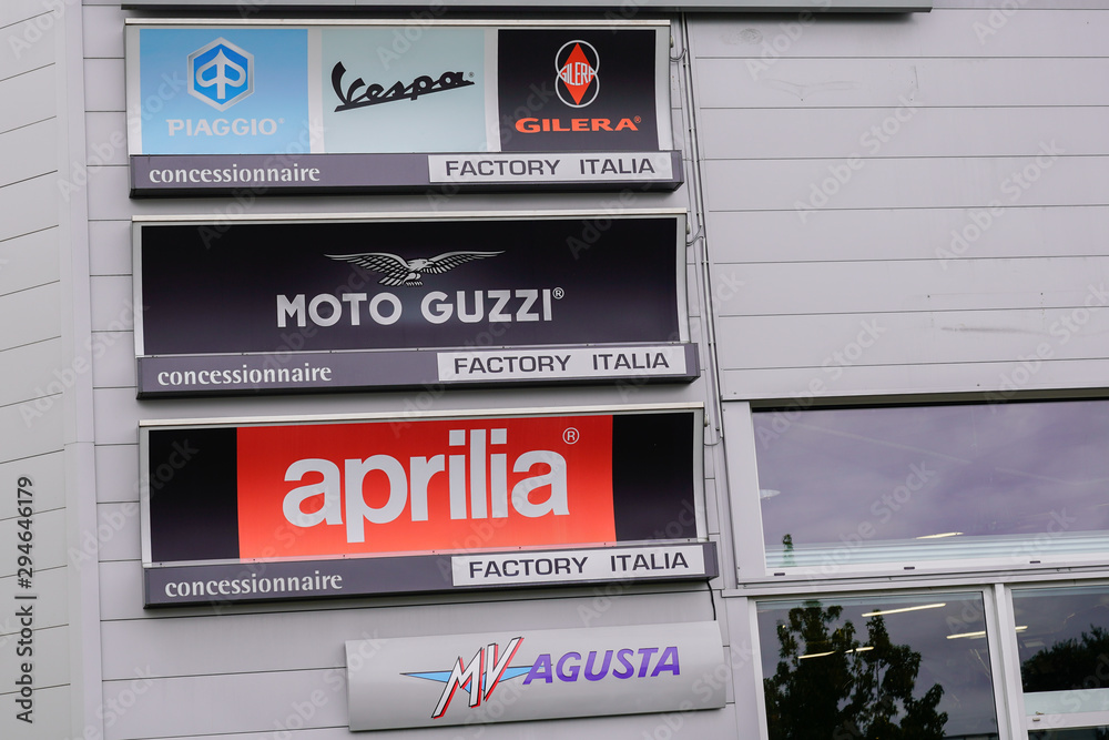 sign italian motorcycle MW Agusta piaggio aprilia vespa Moto Guzzi ...