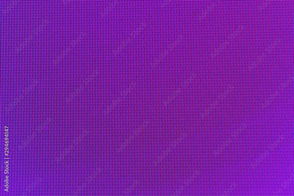 a close up pixels on the computer screen or monitor device surface ...