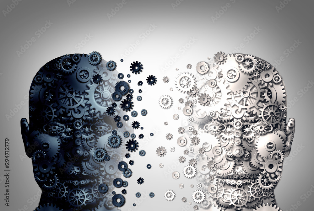 Bipolar Brain Disorder Stock Illustration | Adobe Stock