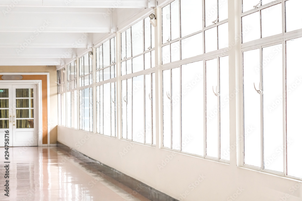 Old School Building Interior