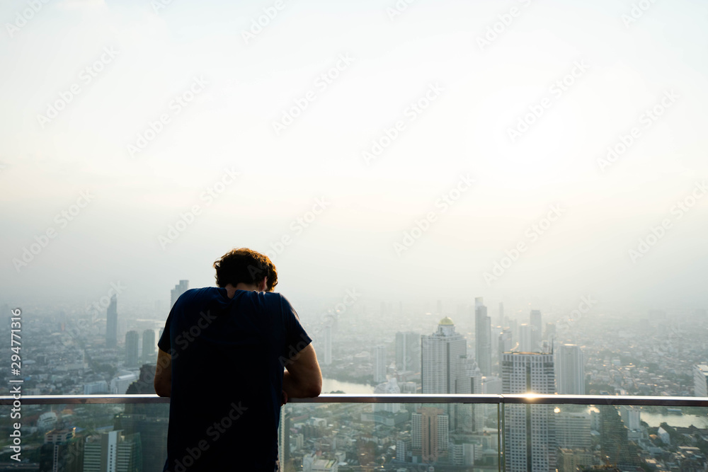 Man Waiting For Someone Special