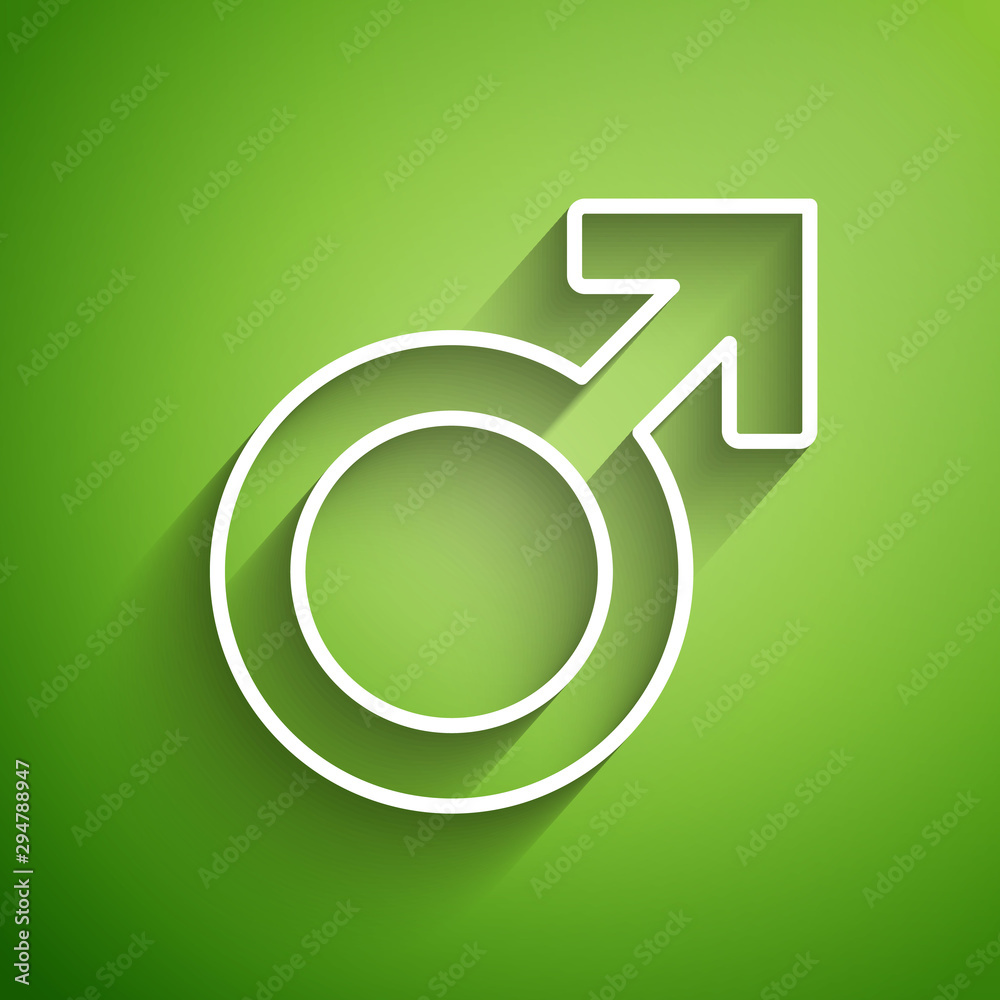 Male Symbol Green