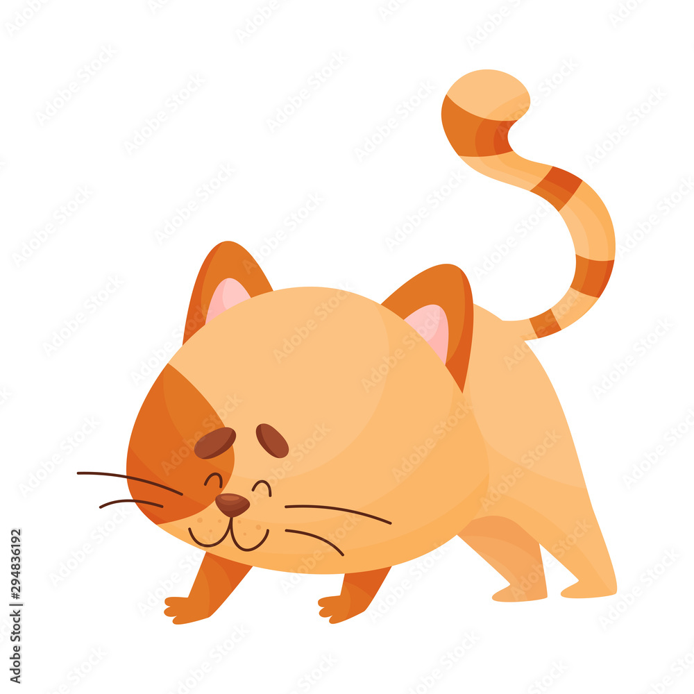 Cat Standing Up On Hind Legs Clipart
