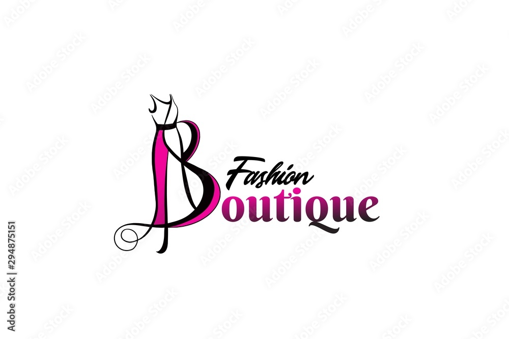 fashion boutique logo template Stock Vector | Adobe Stock